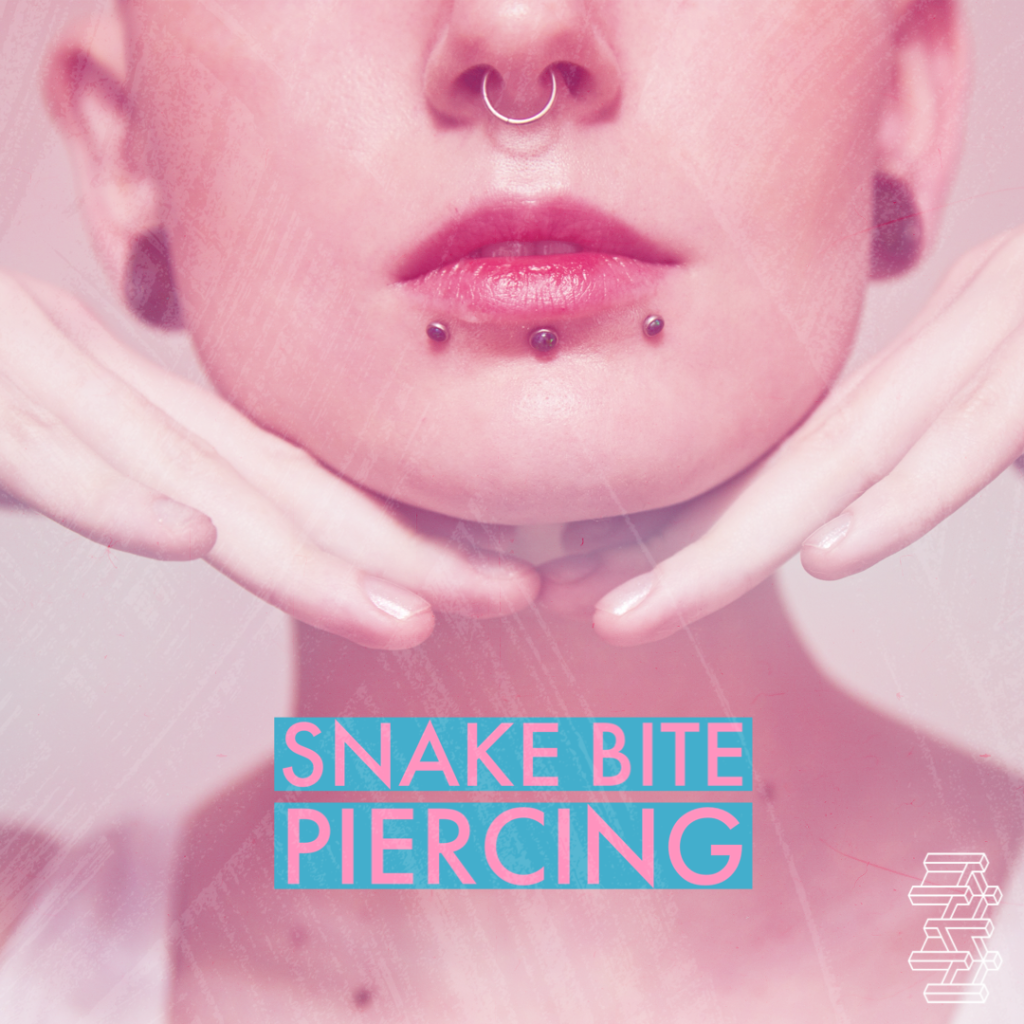 Snake bite piercing - Bunker Basement: Piercings and unique gift shop